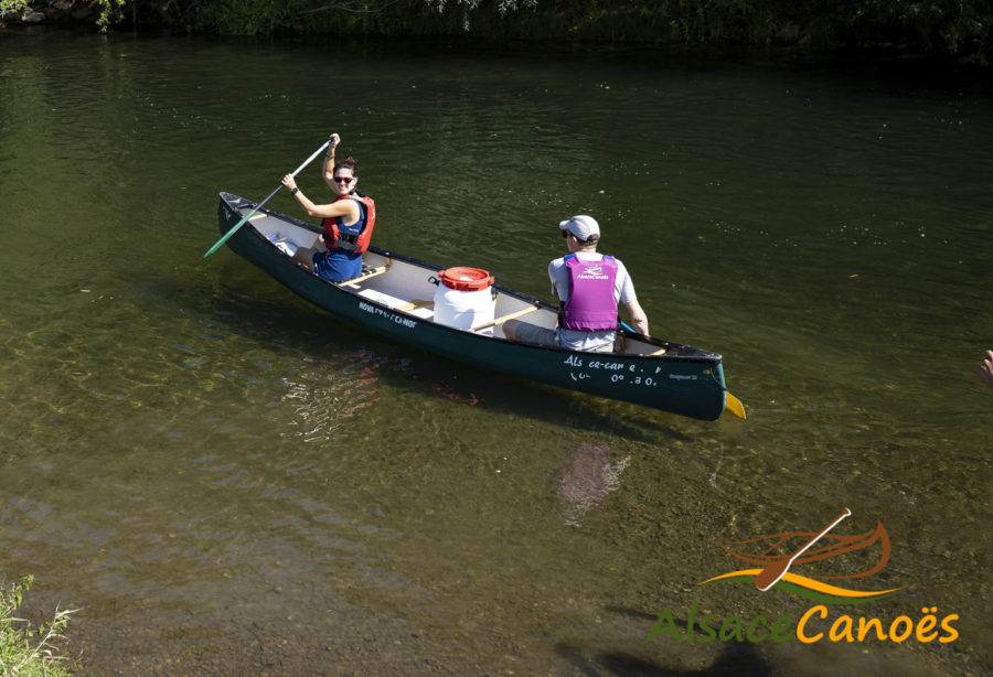 Location de canoe et kayak sans moniteur chez Alsace Canoë